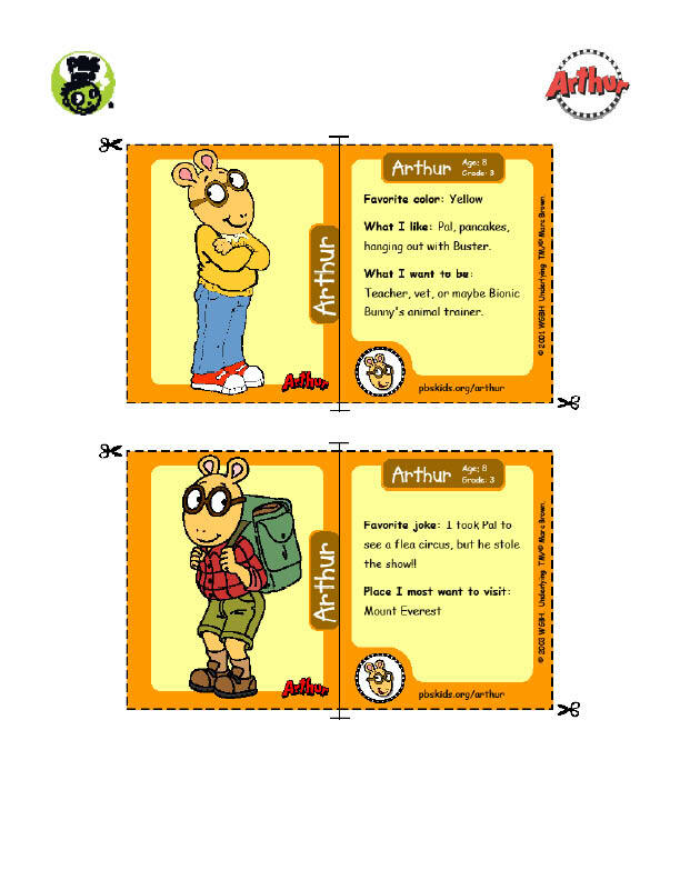 ARTHUR | Activities | PBS KIDS
