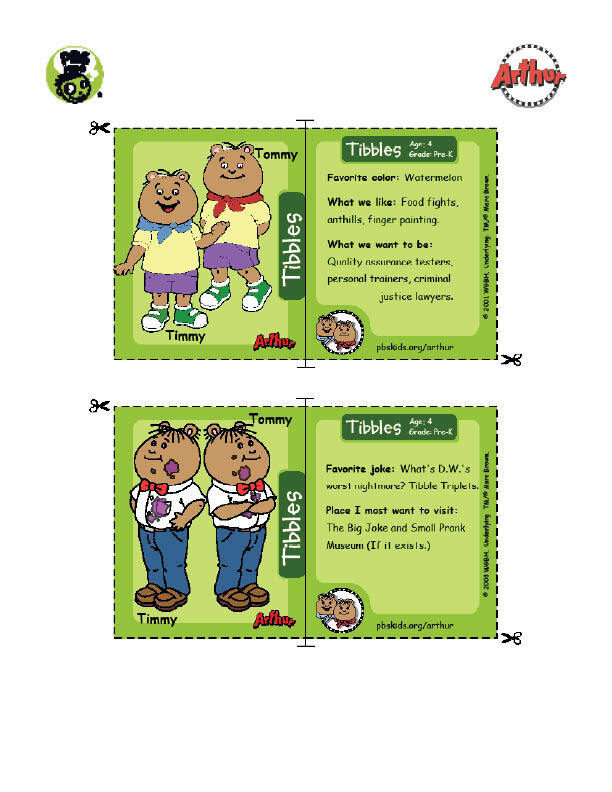 ARTHUR | Activities | PBS KIDS