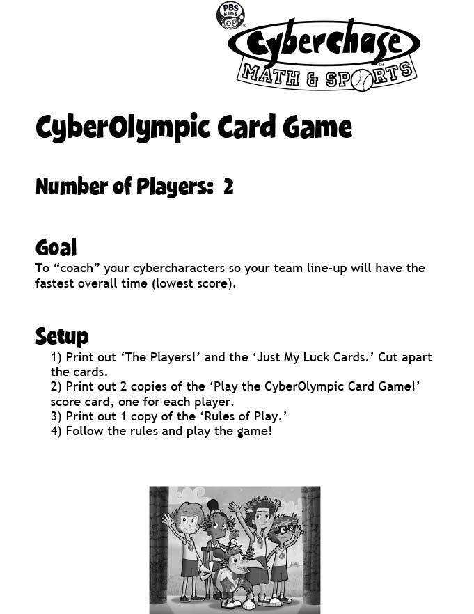 Cyberchase . Topics . Sports | PBS KIDS