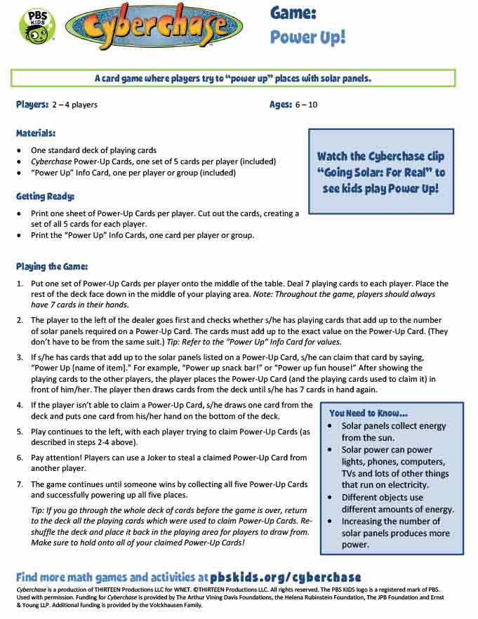 Cyberchase . Activities | PBS KIDS