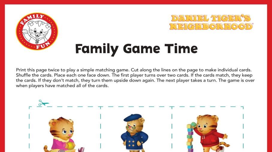 Family Game Time | Kids Coloring Pages | PBS KIDS for Parents