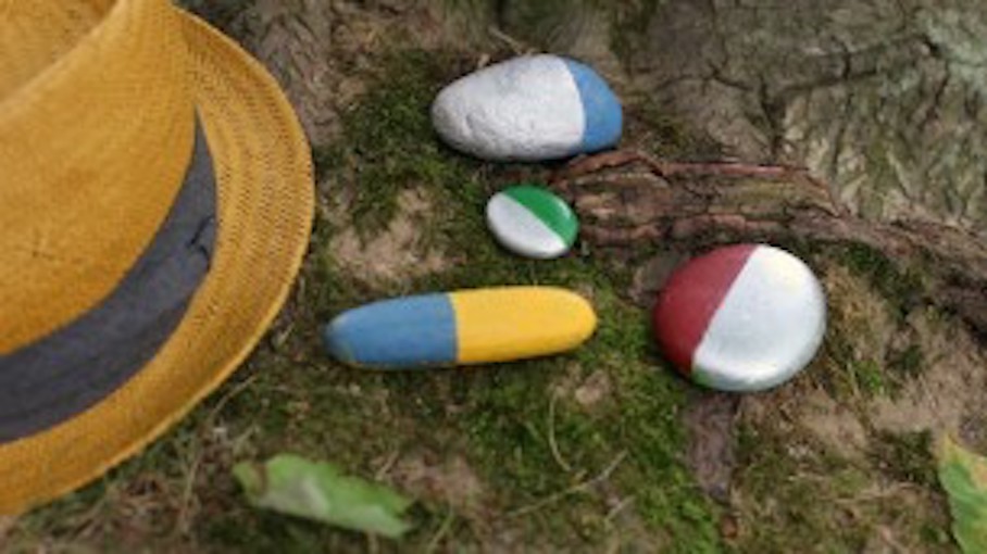 Block Painted Hide-and-Seek Rocks | Crafts for… | PBS KIDS for Parents