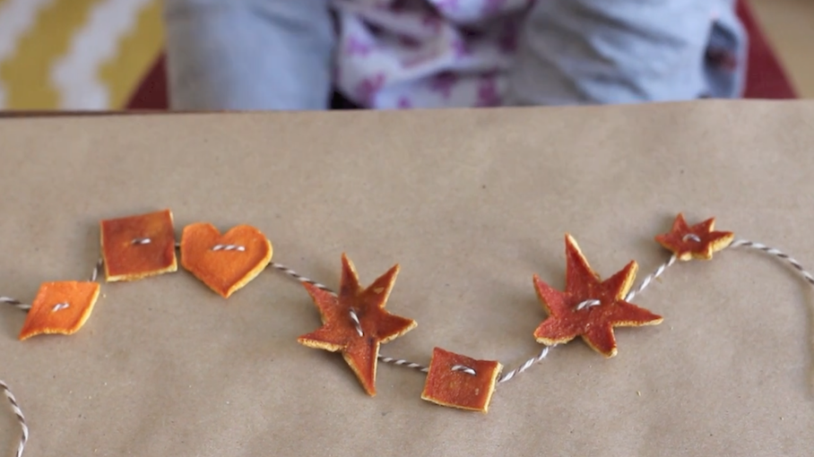 Citrus Peel Holiday Garland | Crafts for Kids | PBS KIDS for Parents