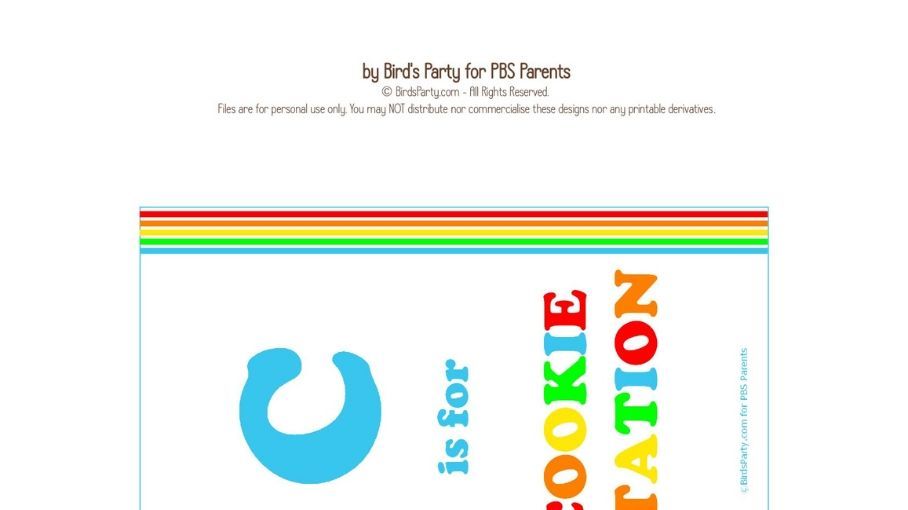 ABCs & 123s Cookie Station Sign | Kids… | PBS KIDS for Parents