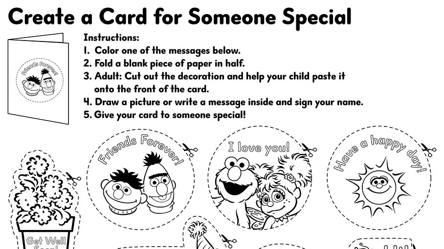 Create a Card for Someone Special | Kids… | PBS KIDS for Parents