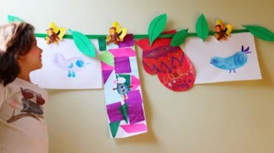 Curious George Artwork Hanging Vine | Crafts… | PBS KIDS for Parents