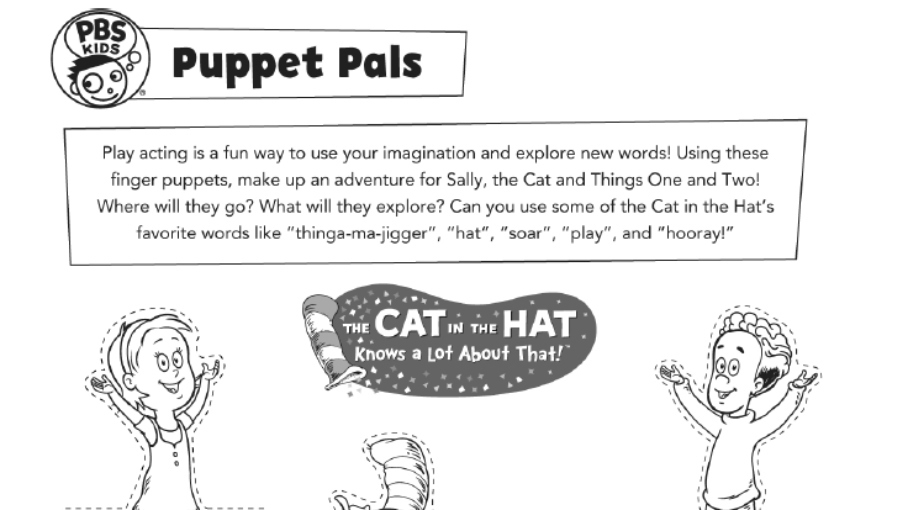 Puppet Pals | Kids Coloring Pages | PBS KIDS for Parents