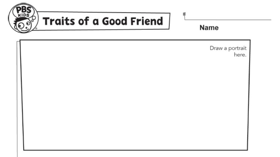 Traits of a Good Friend | Kids Coloring Pages | PBS KIDS for Parents
