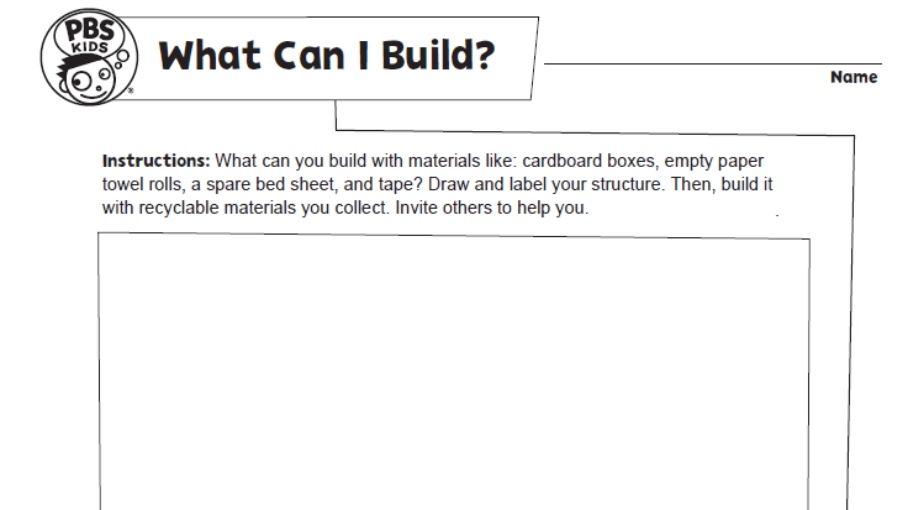 What Can I Build? | Kids Coloring Pages | PBS KIDS for Parents
