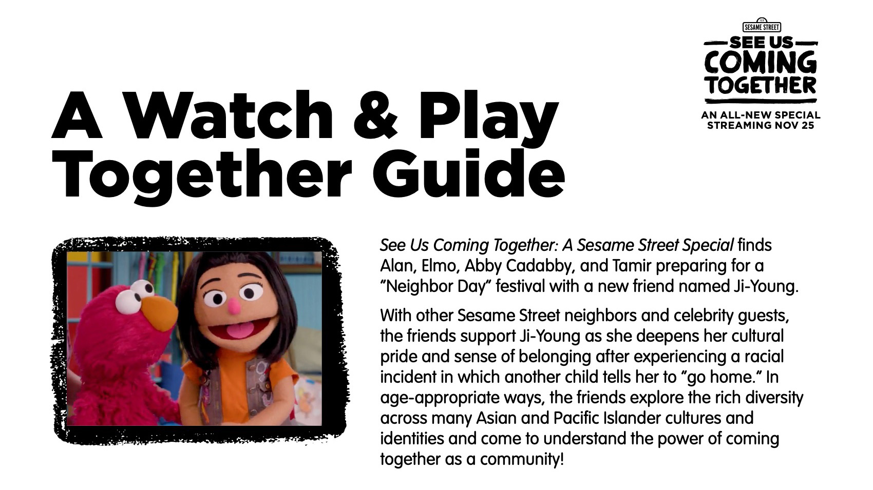 See Us Coming Together: A Watch and Play Guide… | PBS KIDS for Parents