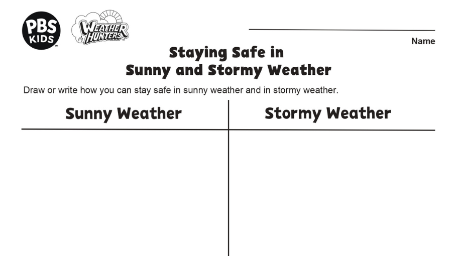 Staying Safe in Sunny and Stormy Weather |… | PBS KIDS for Parents