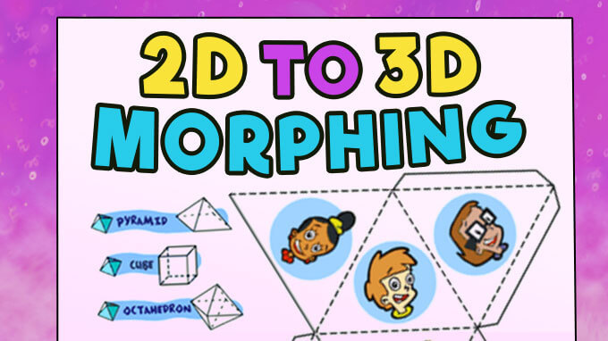 2D to 3D Morphing | Kids Coloring Pages | PBS KIDS for Parents