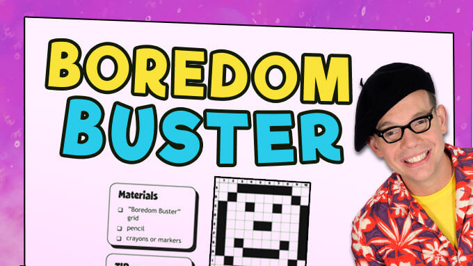Boredom Buster Grid | Kids Coloring Pages | PBS KIDS for Parents