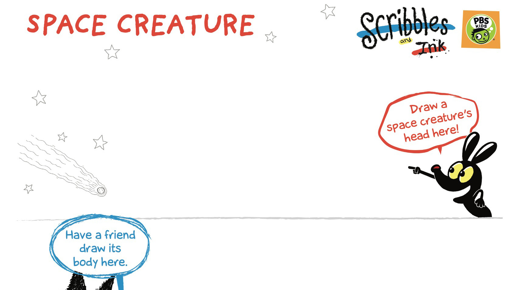 Space Creatures | Kids Coloring Pages | PBS KIDS for Parents