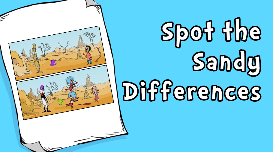 Spot the Sandy Differences | Kids Coloring… | PBS KIDS for Parents