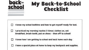 Get-Ready-for-School Checklists | PBS KIDS for Parents