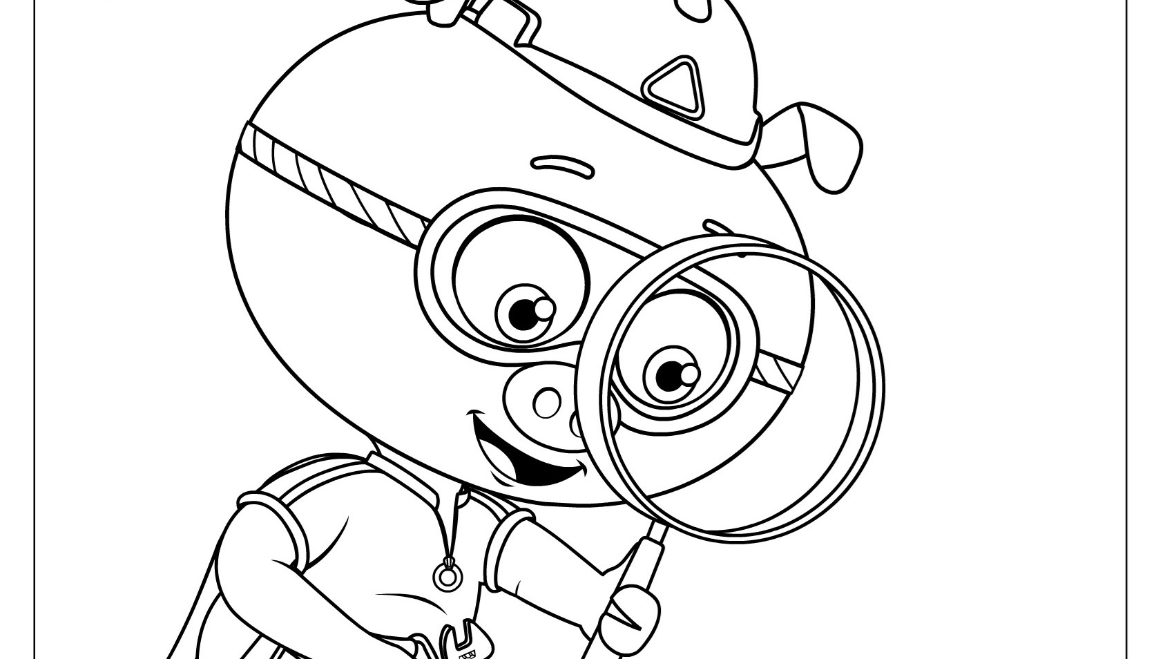 Curious Alpha Pig Coloring Page | Kids… | PBS KIDS for Parents