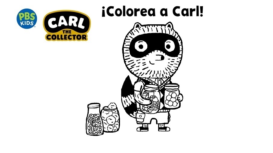 Página para colorear de Carl | Páginas para… | PBS KIDS for Parents