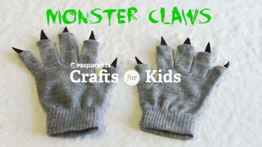 No-Sew Monster Claws | Crafts for Kids | PBS KIDS for Parents