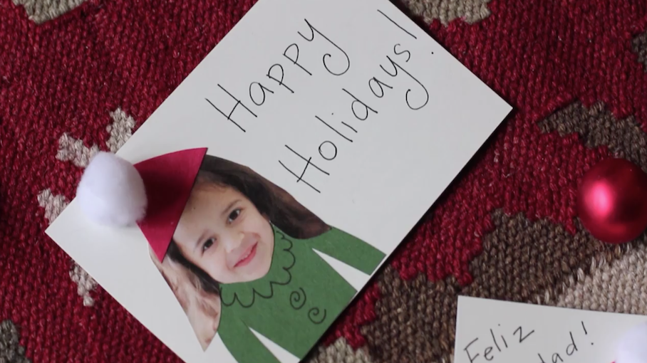 SELFie Holiday Card | Crafts for Kids | PBS KIDS for Parents
