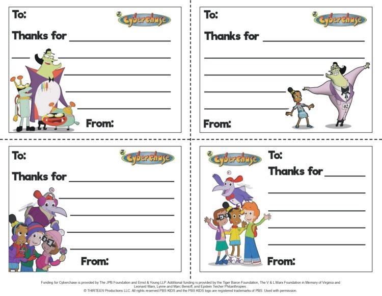 Cyberchase Gratitude Grams | Kids Coloring… | PBS KIDS for Parents