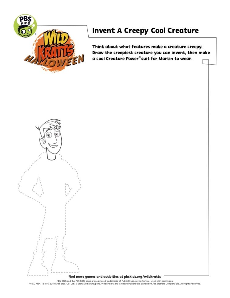 Wild Kratts Creepy Creature Activity | Kids… | PBS KIDS for Parents