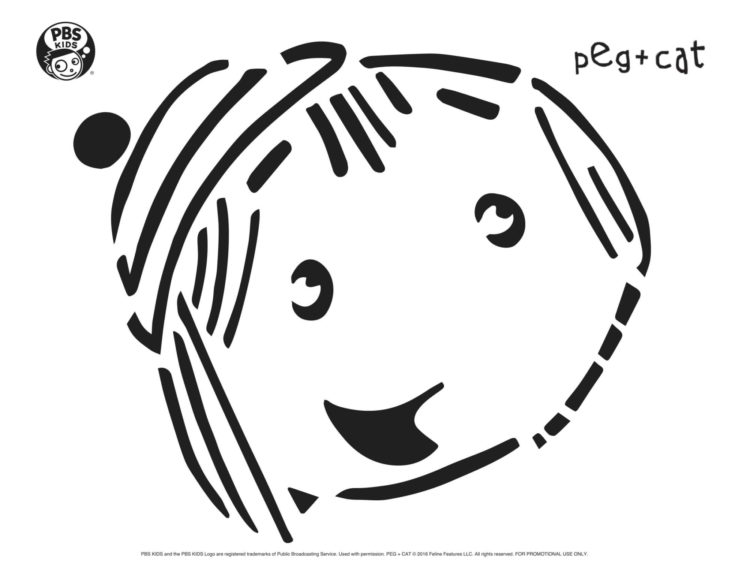 Peg Cat Coloring Pages Kids Pbs Plus Birthday Party Sheet Government ...