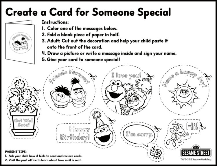 Create a Card for Someone Special | Kids… | PBS KIDS for Parents