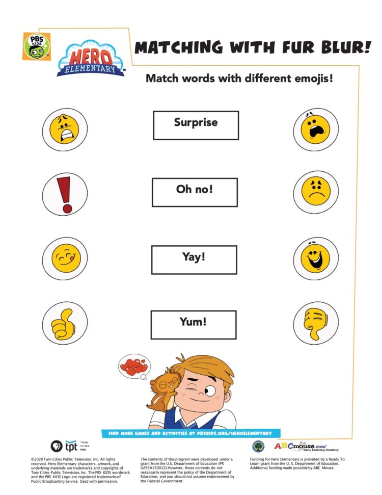 Matching Game With Fur Blur | Kids Coloring… | PBS KIDS for Parents