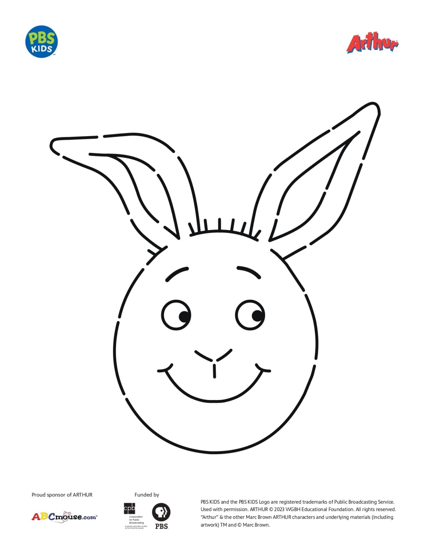 Buster Mask | Kids Coloring Pages | PBS KIDS for Parents