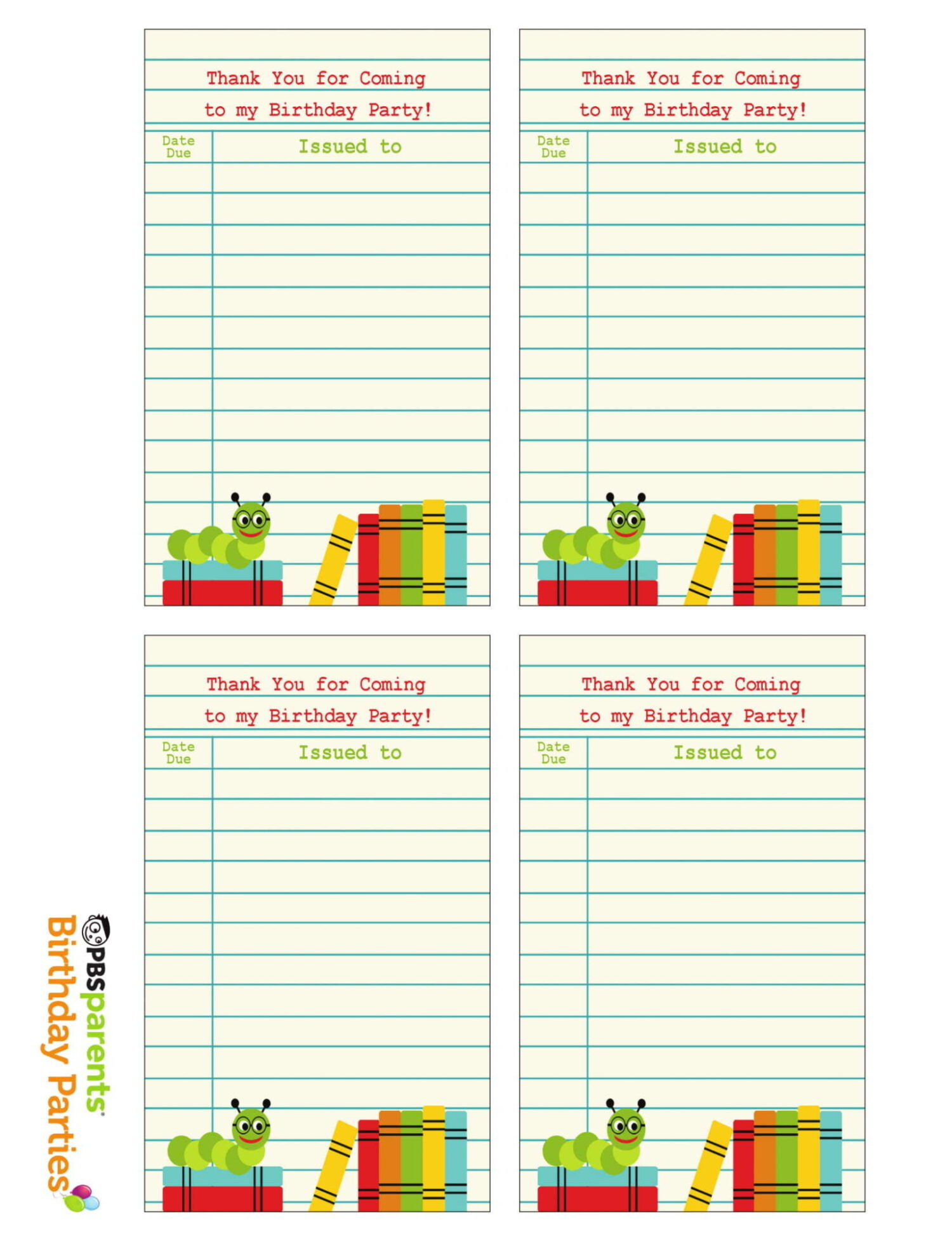 Book Party Favor Tag | Kids Coloring Pages | PBS KIDS for Parents