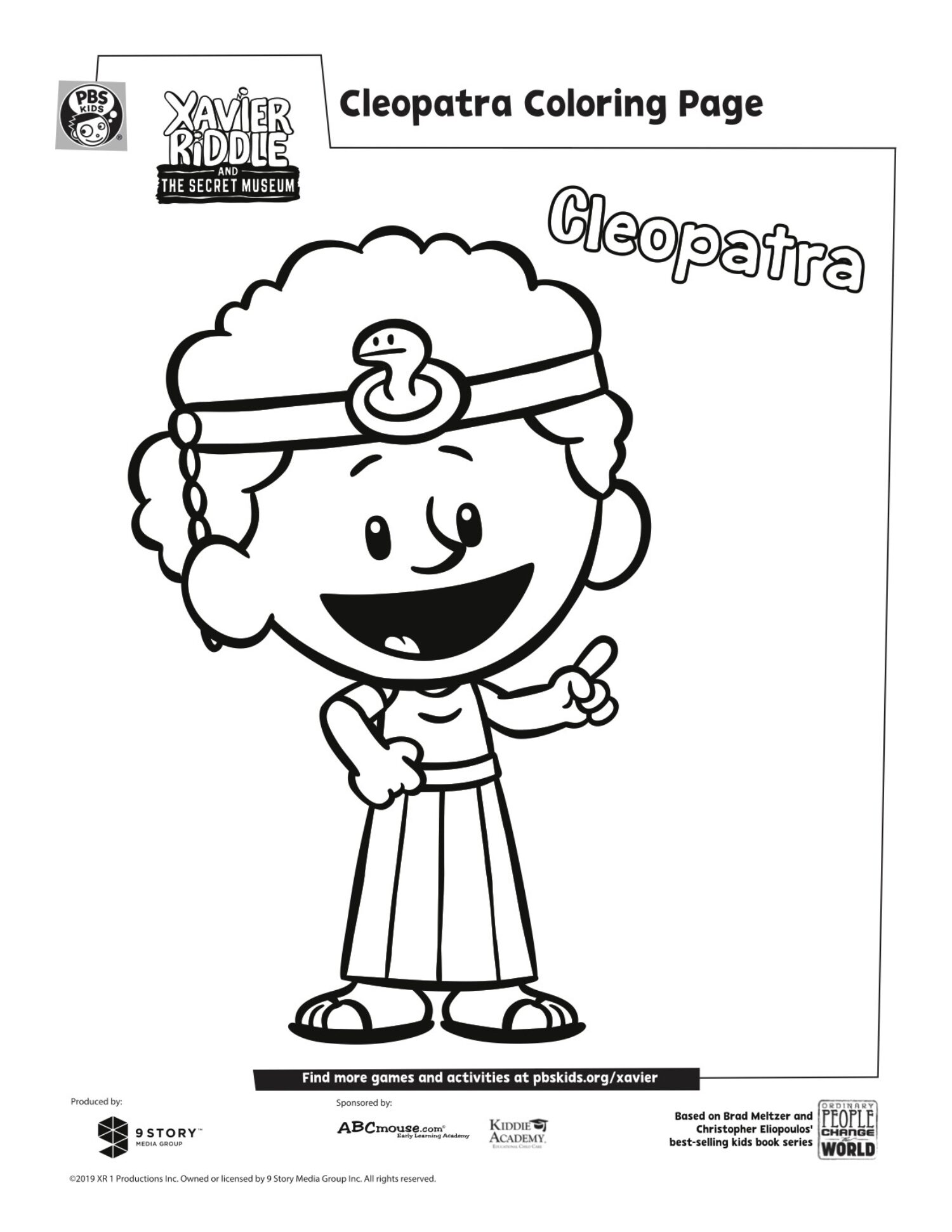 Cleopatra Coloring Page | Kids Coloring Pages | PBS KIDS for Parents