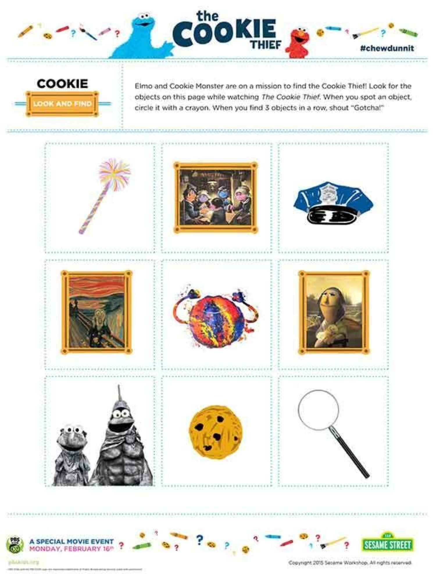 The Cookie Thief: Cookie Look and Find | Kids… | PBS KIDS for Parents