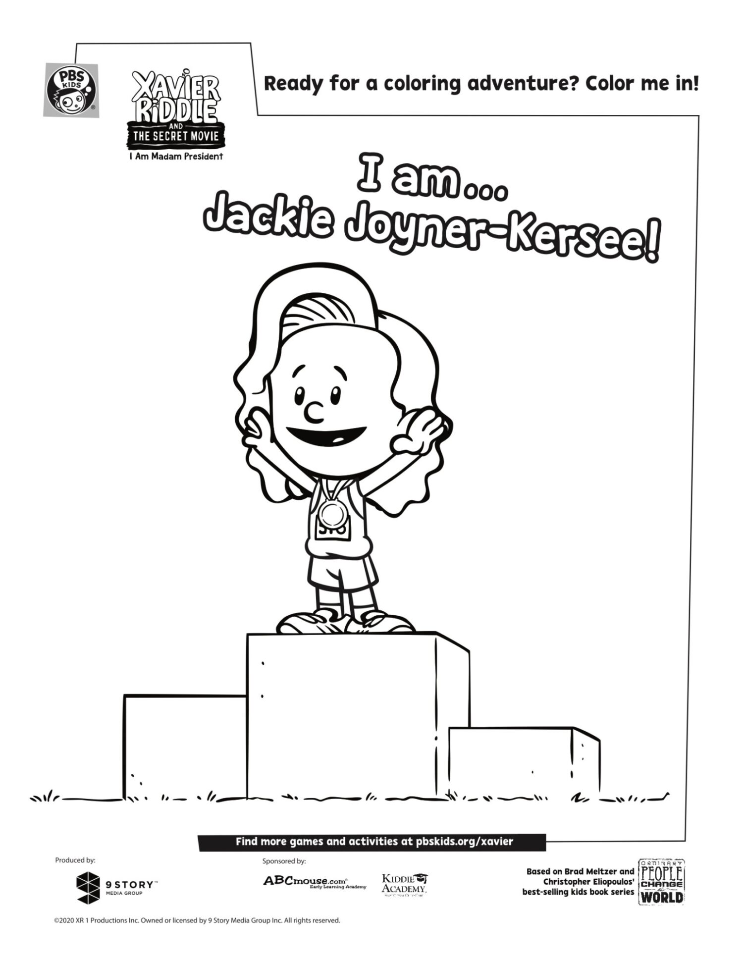 Jackie Joyner-Kersee Coloring Page | Kids… | PBS KIDS for Parents