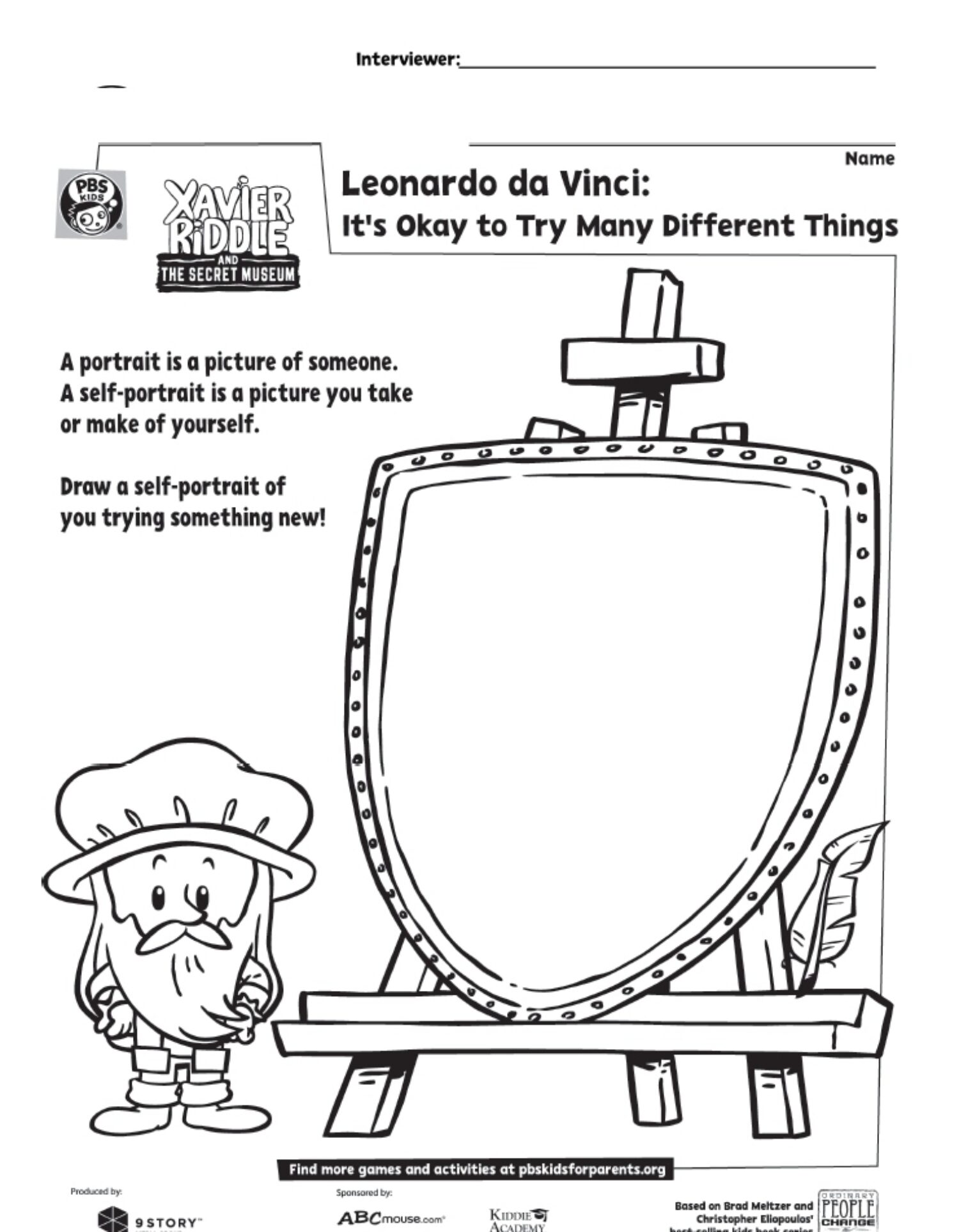Leonardo da Vinci: It's Okay To Try Many… | PBS KIDS for Parents