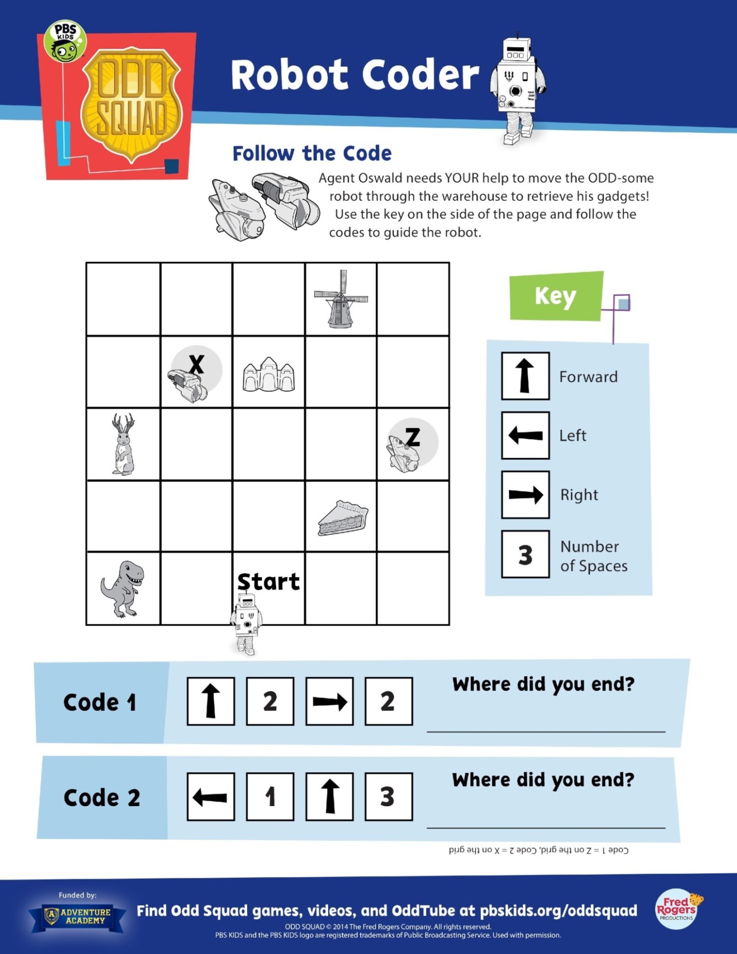 Robot Coder Activity | Kids Coloring Pages | PBS KIDS for Parents