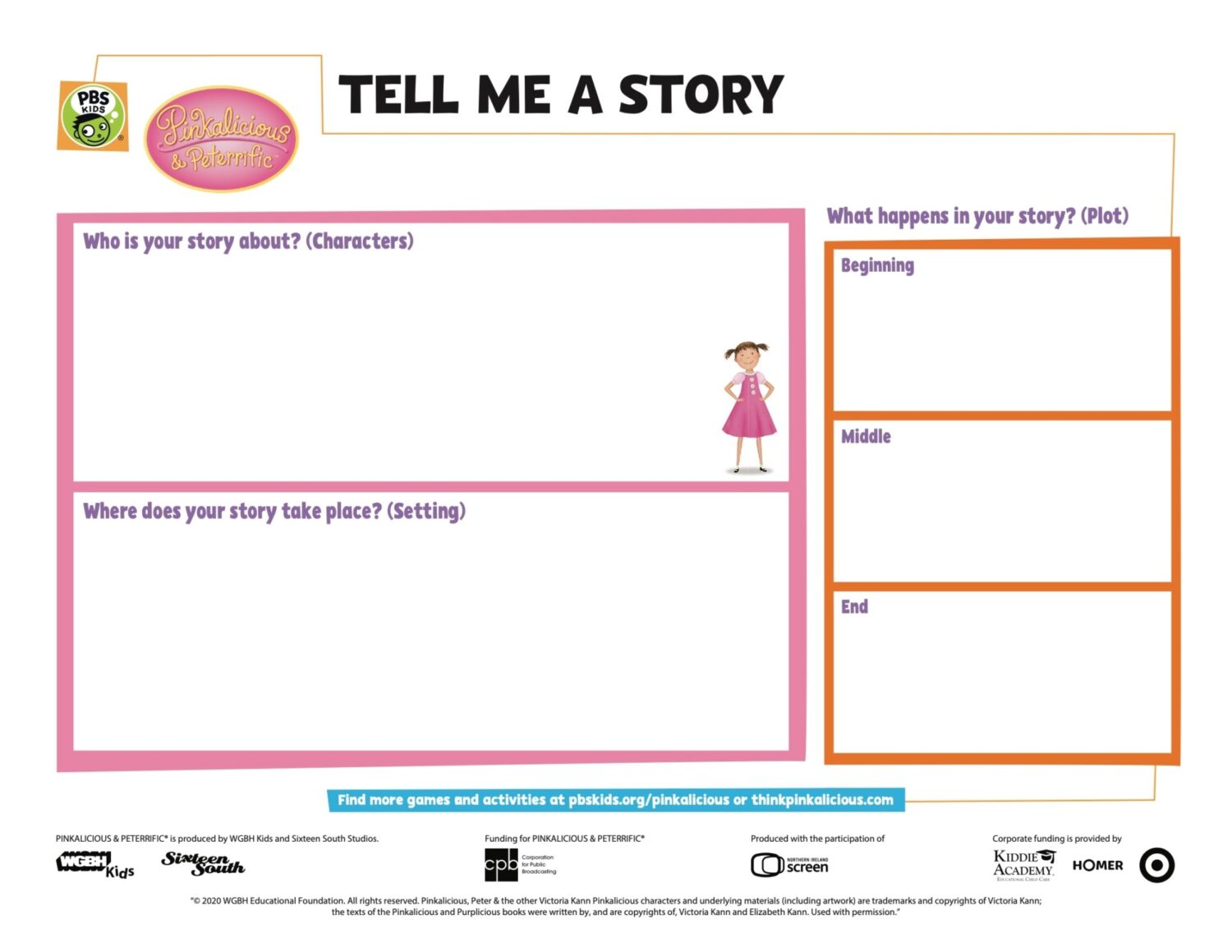 Tell Me a Story | Kids Coloring Pages | PBS KIDS for Parents