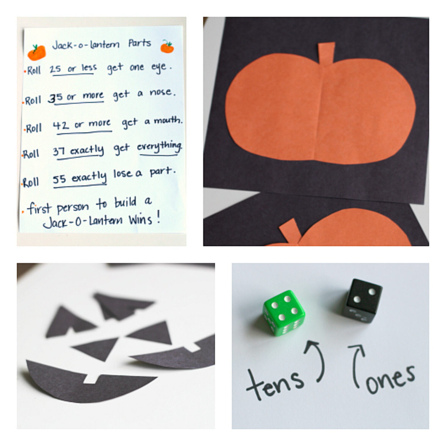 Halloween Math Game: Roll a Jack-O’-Lantern |… | PBS KIDS for Parents