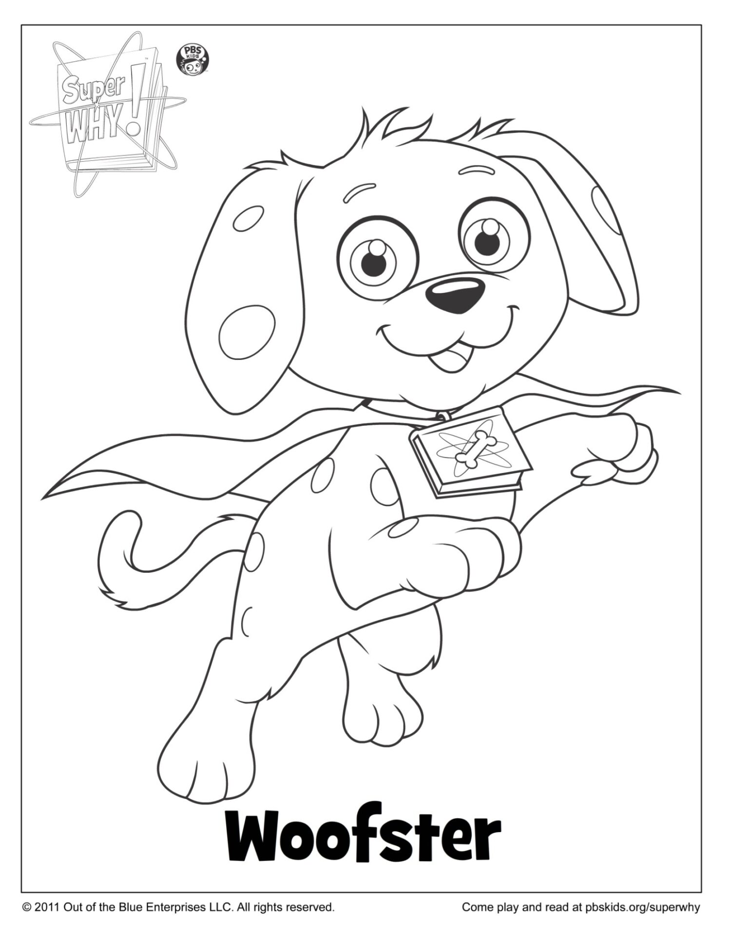 Woofster! Coloring Page | Kids Coloring Pages | PBS KIDS for Parents