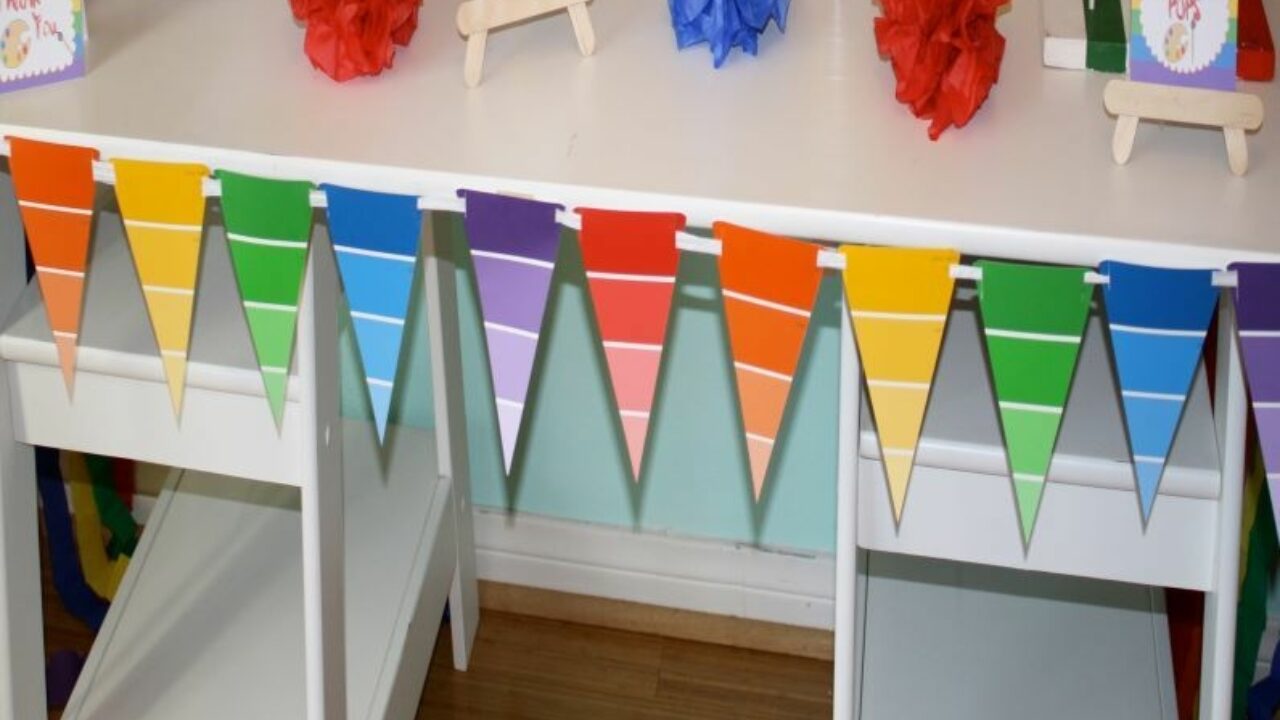 Paint Swatch Banner | Crafts for Kids | PBS KIDS for Parents