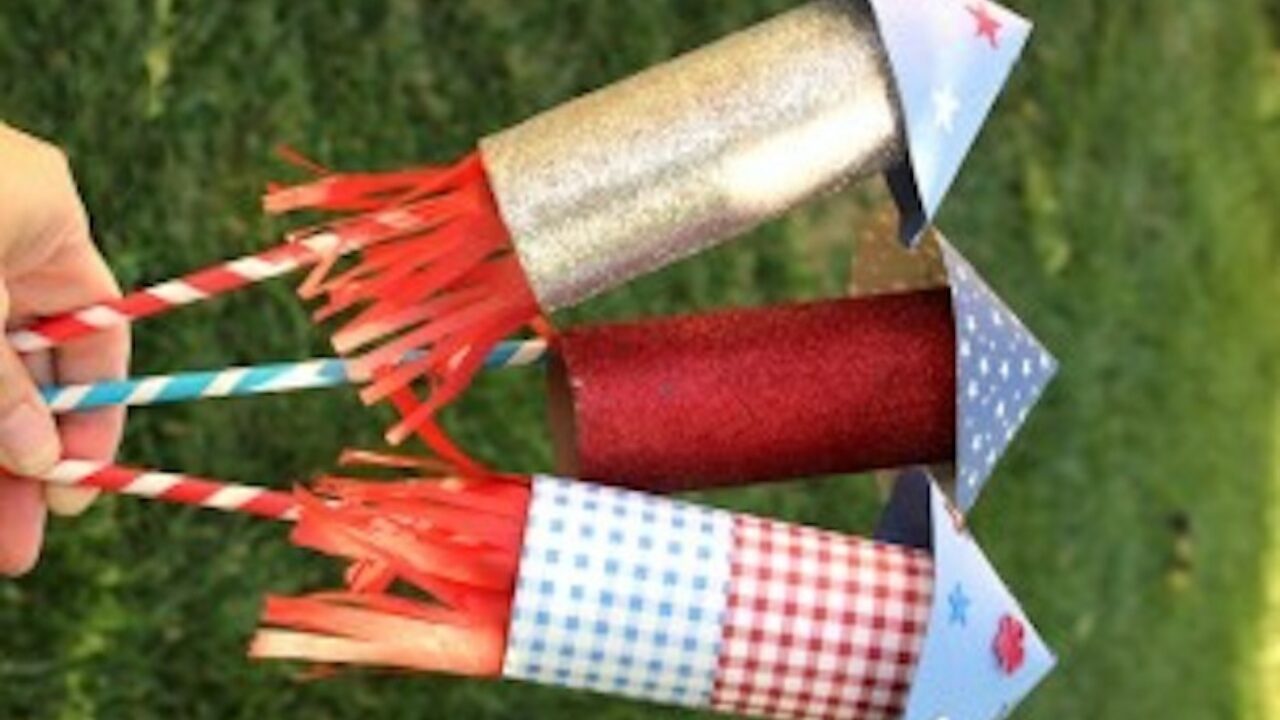 Fourth of July Rockets | Crafts for Kids | PBS KIDS for Parents