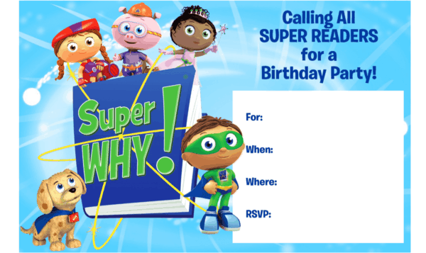 Super Why Birthday Party | Birthday Party for… | PBS KIDS for Parents