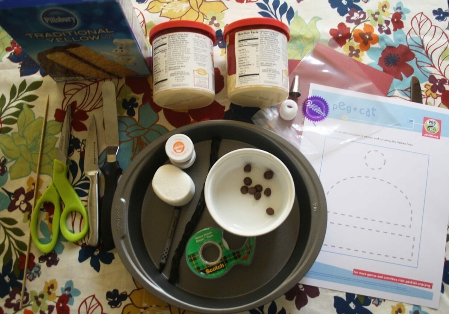 Make a Peg Cake | Recipes for Kids | PBS KIDS for Parents