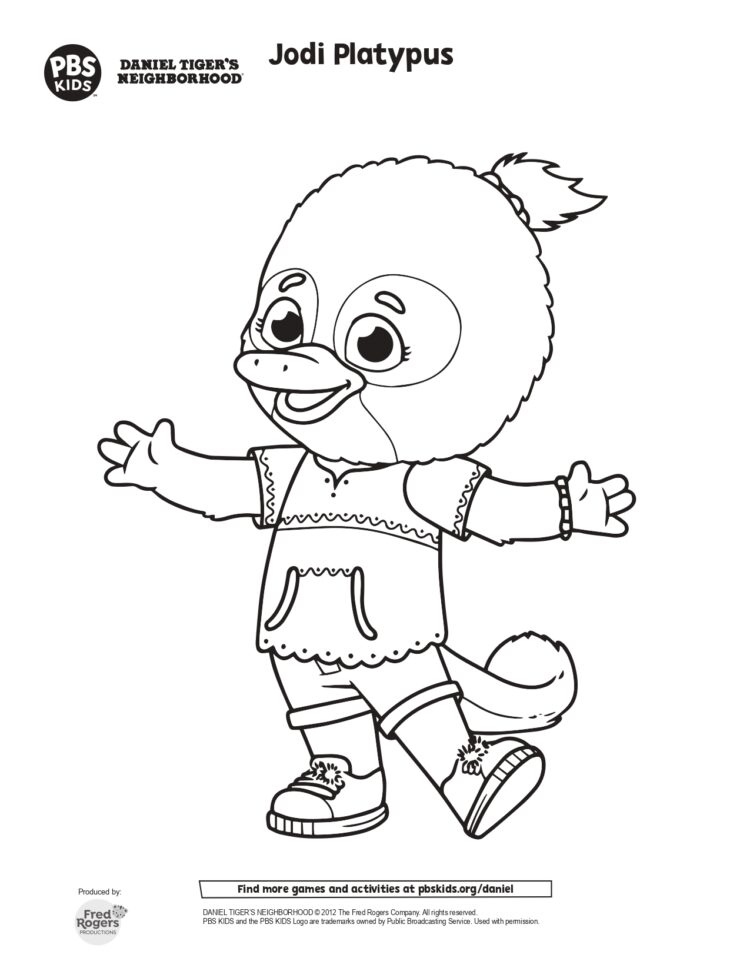 platypus coloring pages to print