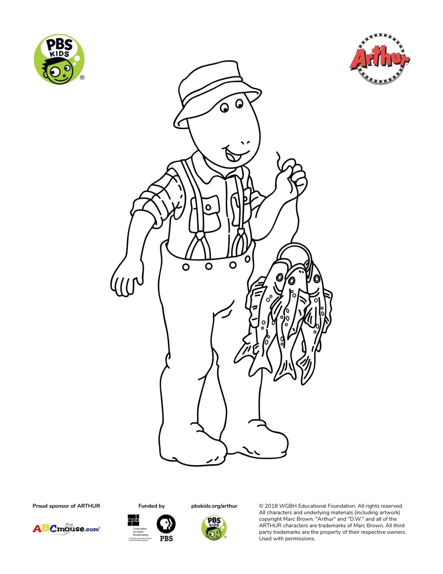 Dad Coloring Page | Kids Coloring Pages | PBS KIDS for Parents