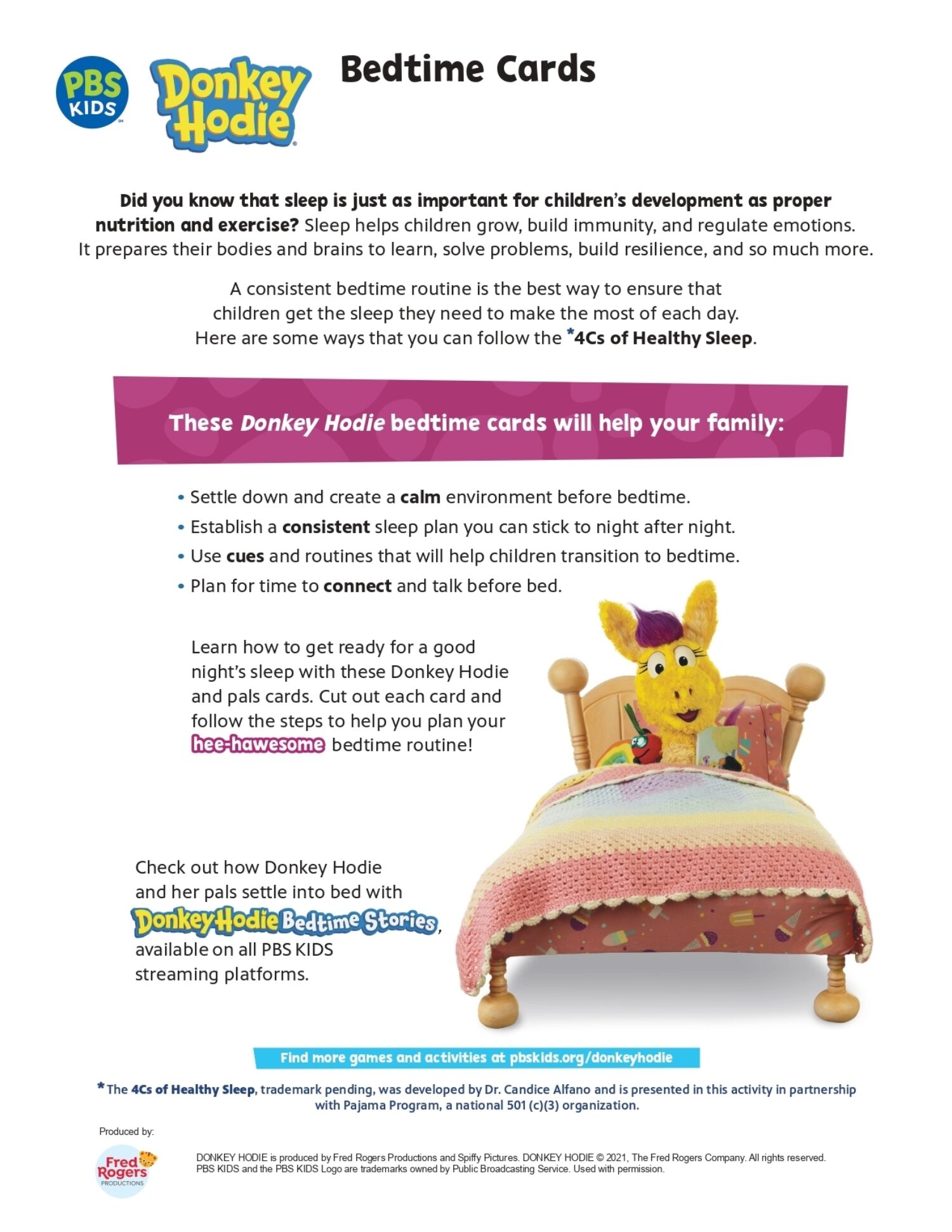 Bedtime Cards | Kids Coloring Pages | PBS KIDS for Parents