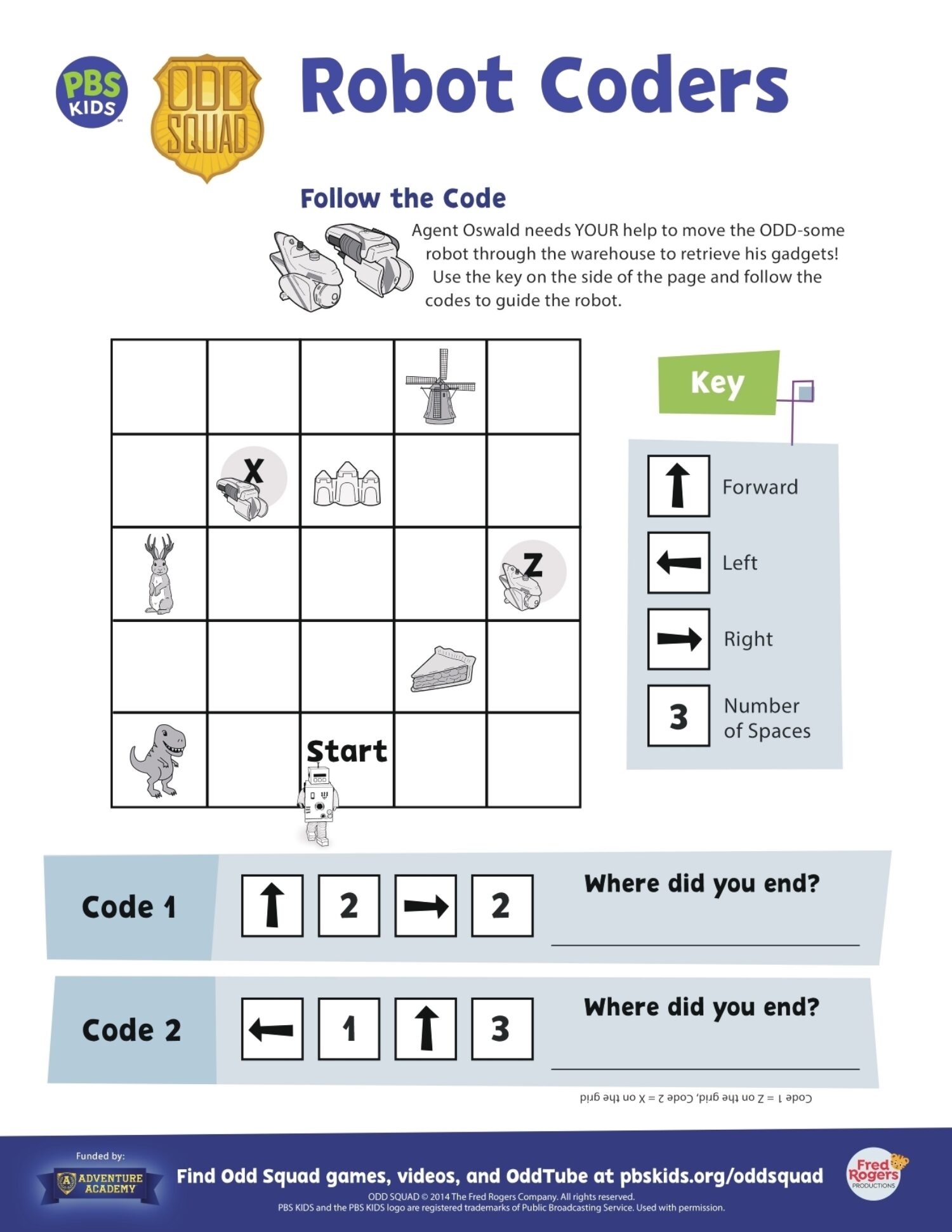 Robot Coder Activity | Kids Coloring Pages | PBS KIDS for Parents