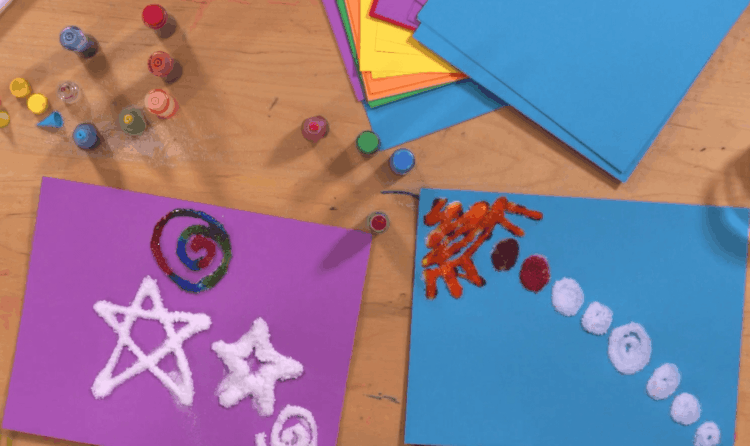 Salt Painting Our Solar System | Crafts for… | PBS KIDS for Parents