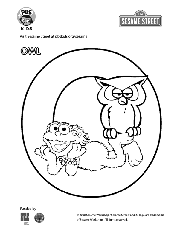 Zoom Pbs Logo Coloring Pages Coloring Pages