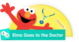 Elmo goes to the doctor coloring pages